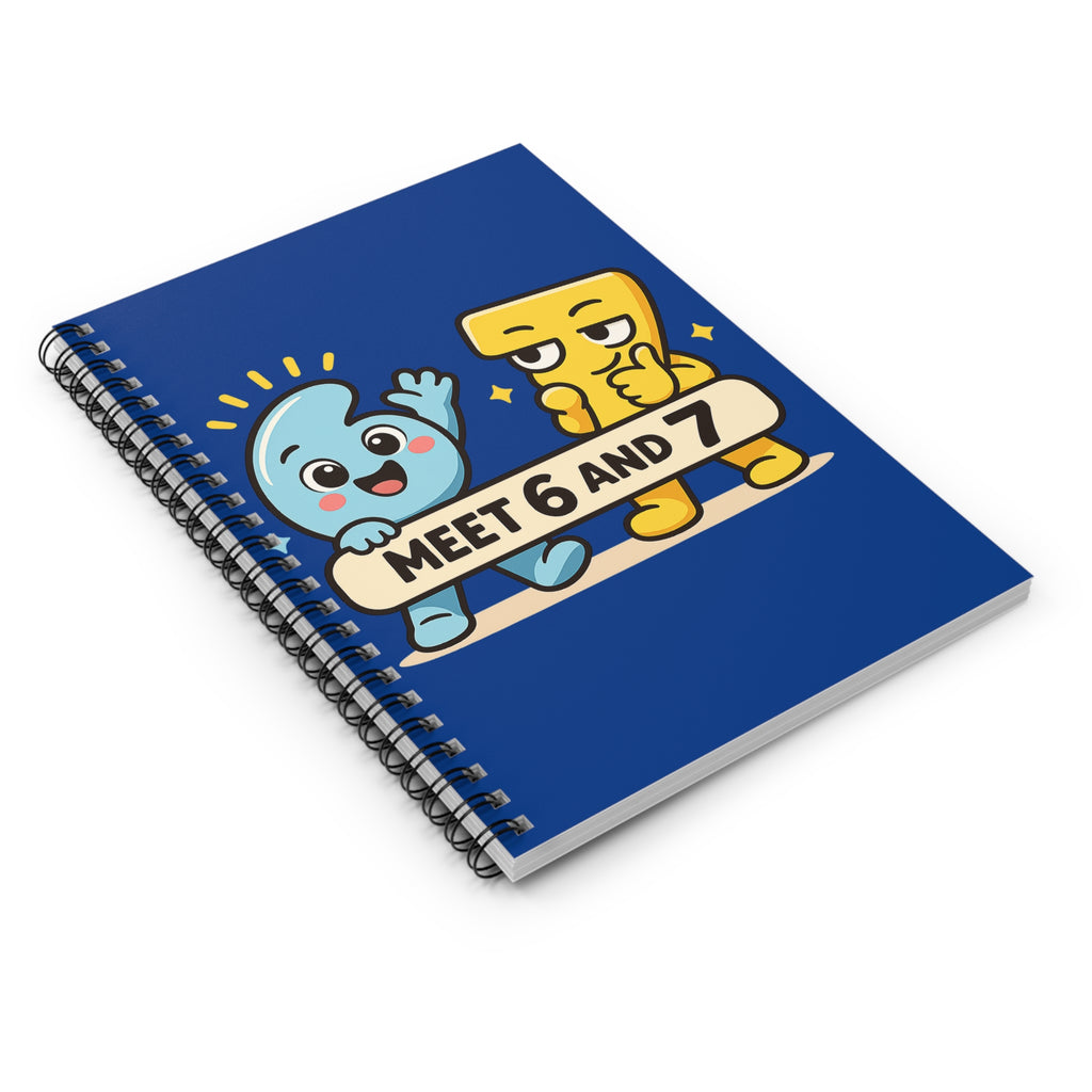 6 Out of 7 Spiral Notebook- Journal – Meet 6 & 7 Shop